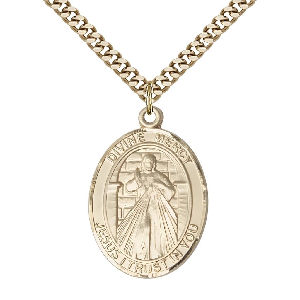 Divine Mercy Gold-Filled Medal by Bliss - Catholic Jewelry USA-Made ...