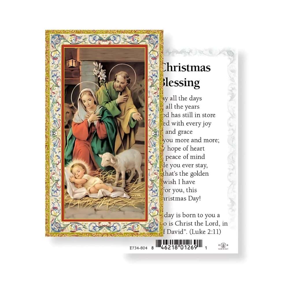 Fratelli Bonella Holy Family Christmas Holy Cards 100pcs – Heavenly ...