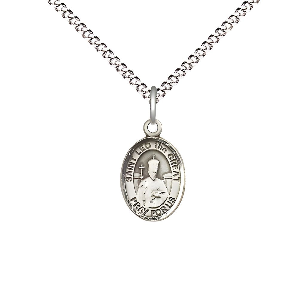 Bliss St. Leo the Great Pewter Small Medal – Heavenly Divine Rosaries