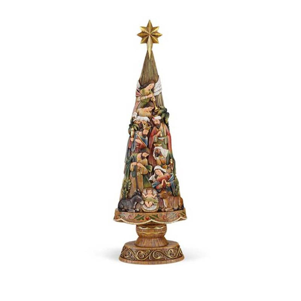 Avalon Gallery Nativity Christmas Tree Figurine | 30" H – Heavenly Divine Rosaries