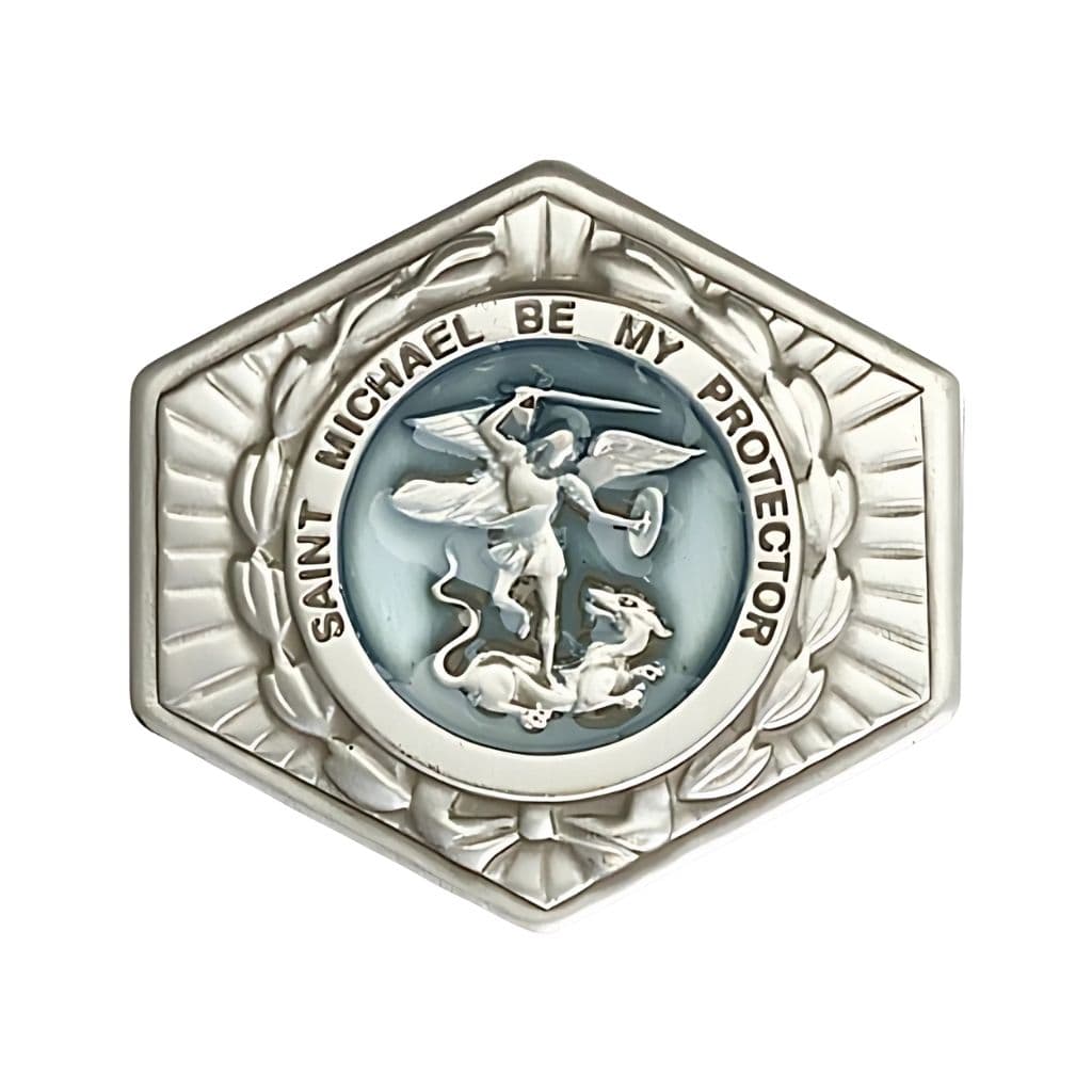 Bliss Blue St. Michael the Archangel Auto Visor Clip – Heavenly Divine ...